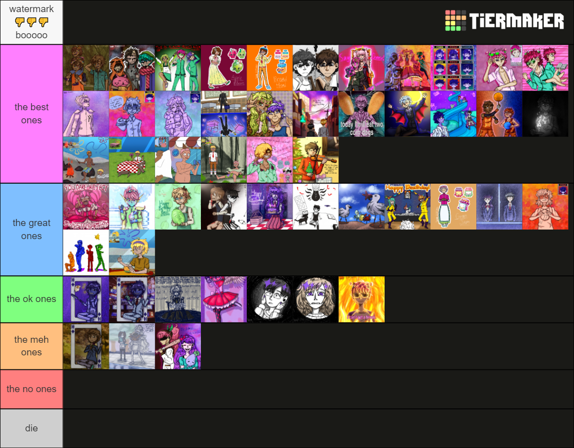 @spingebib_614's of his drawings in 2022 Tier List (Community Rankings ...
