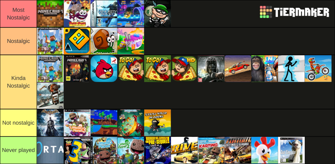 nostalgic video games