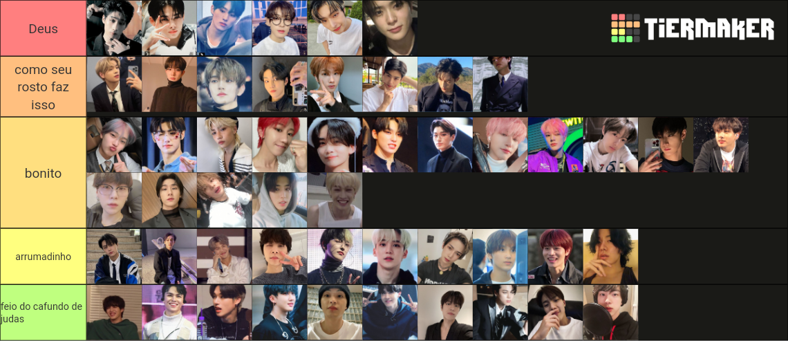 random kpop boy visual ranking Tier List (Community Rankings) - TierMaker