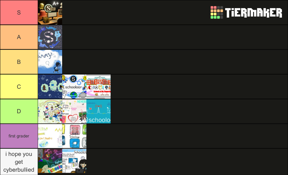 schoology background art tierlist Tier List (Community Rankings ...