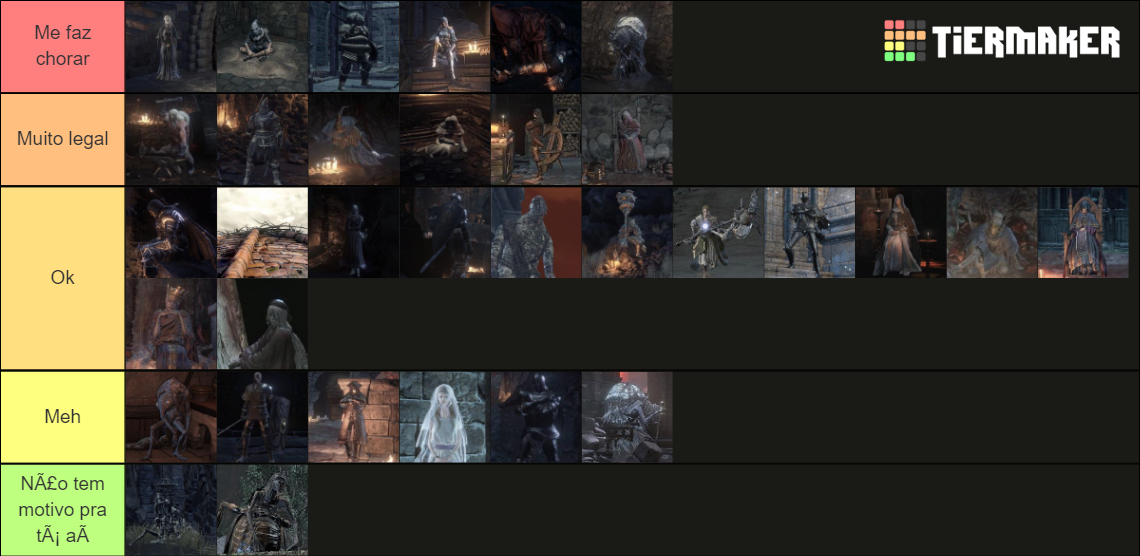 Dark Souls 3 - NPCs Tier List (Community Rankings) - TierMaker