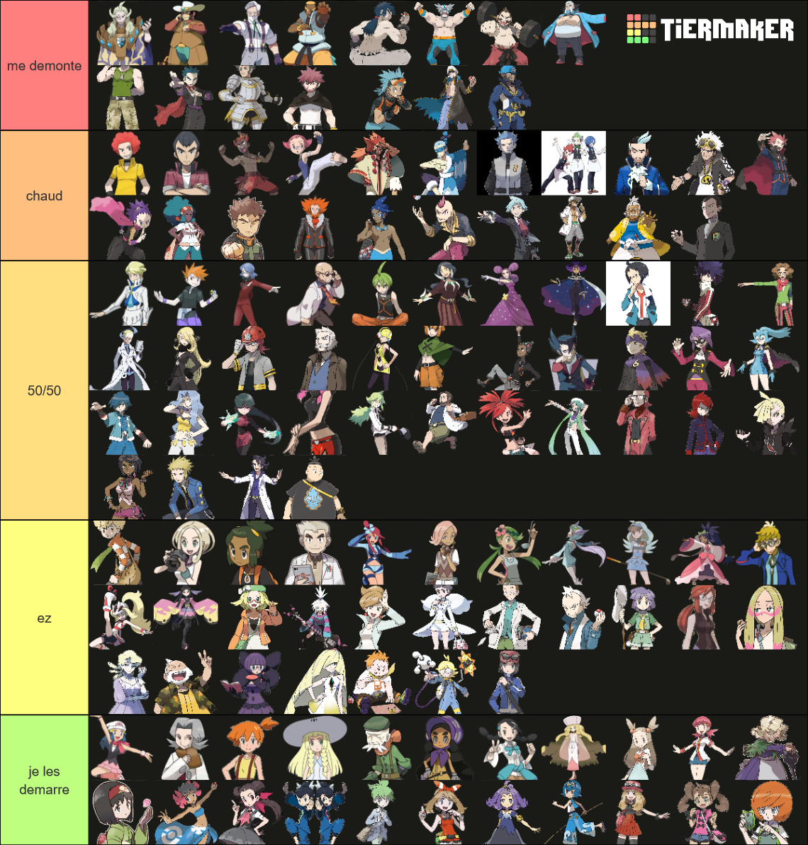 Pokemon Characters Tier List (Community Rankings) - TierMaker