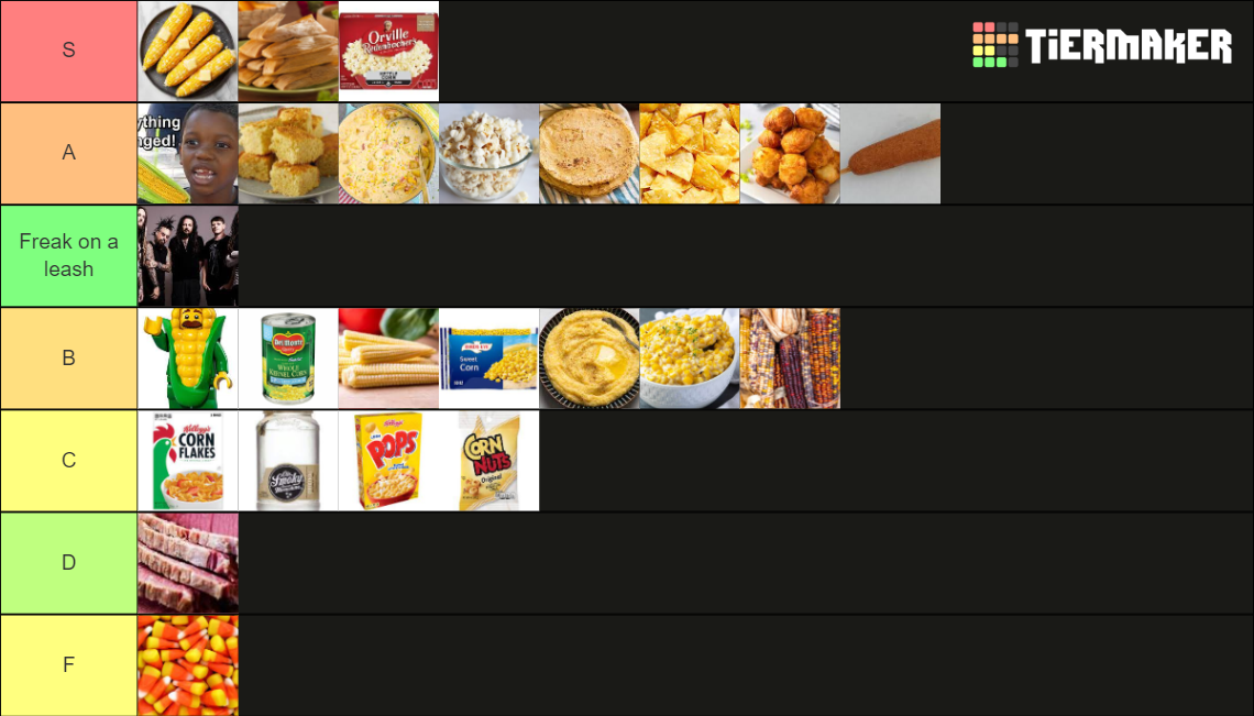 Ways to Eat Corn Tier List (Community Rankings) - TierMaker