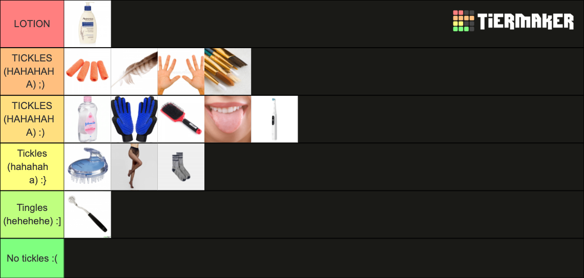 Tickling Tool Ranking List Tier List (Community Rankings) - TierMaker