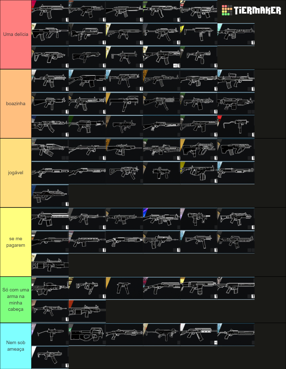 R6 Weapons Tier List Community Rankings TierMaker R6 Weapons Tier List Community Rankings TierMaker