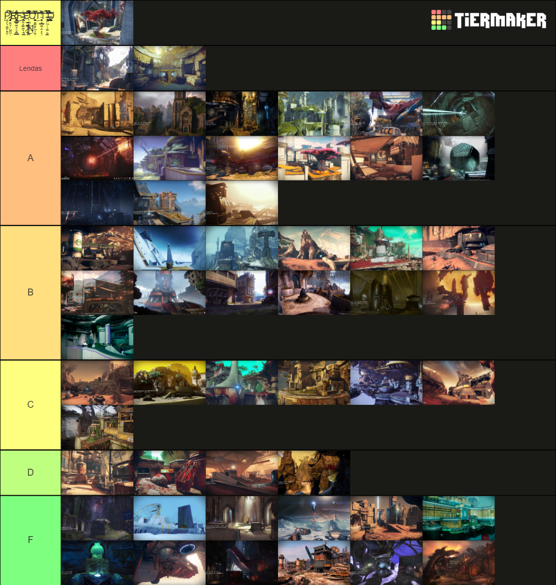 Destiny 1 & Destiny 2 Crucible Maps Tier List (Community Rankings ...