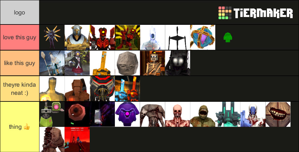 ULTRAKILL all enemies/characters fr fr (spoilers) Tier List (Community ...