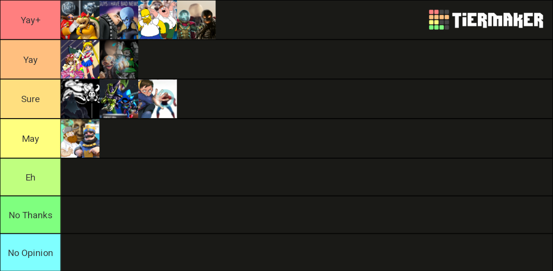 Tillerman's Top 10 Most Wanted Death Battles Tier List (Community ... Tillerman's Top 10 Most Wanted Death Battles Tier List (Community ...