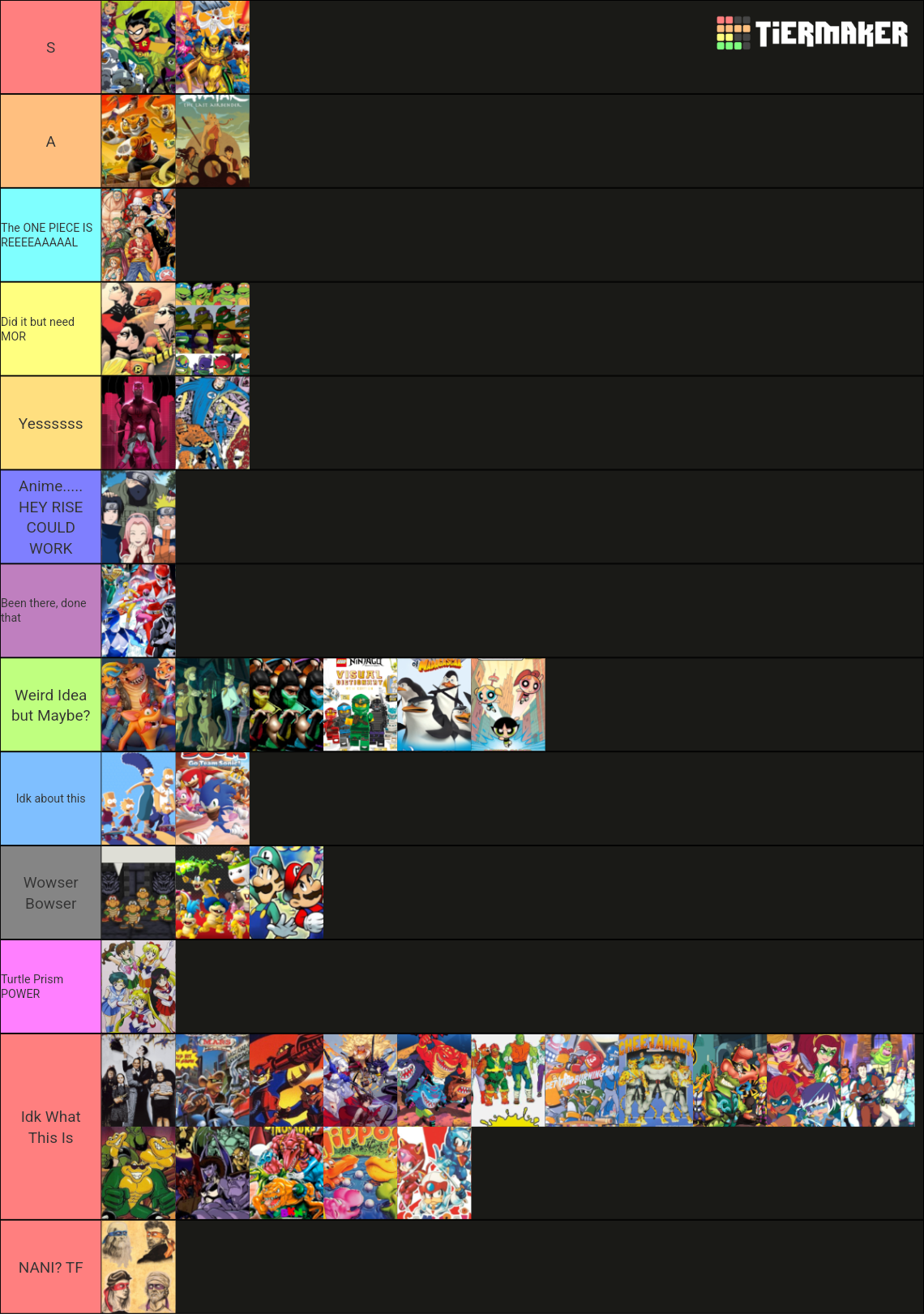 DEATH BATTLE Opponents for the Ninja Turtles Tier List (Community ...