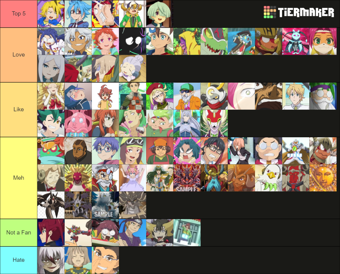 buddyfight season 1 Tier List (Community Rankings) - TierMaker