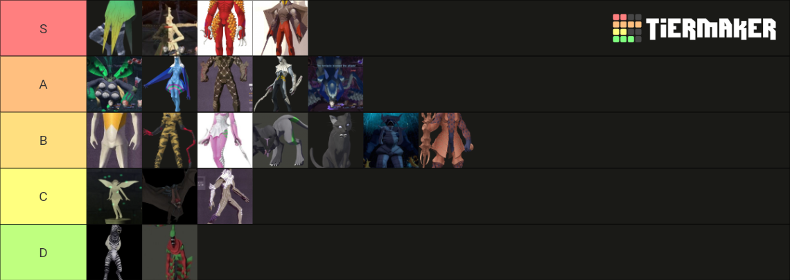 DDS ATMA/DEMON TIERLIST Tier List (Community Rankings) - TierMaker