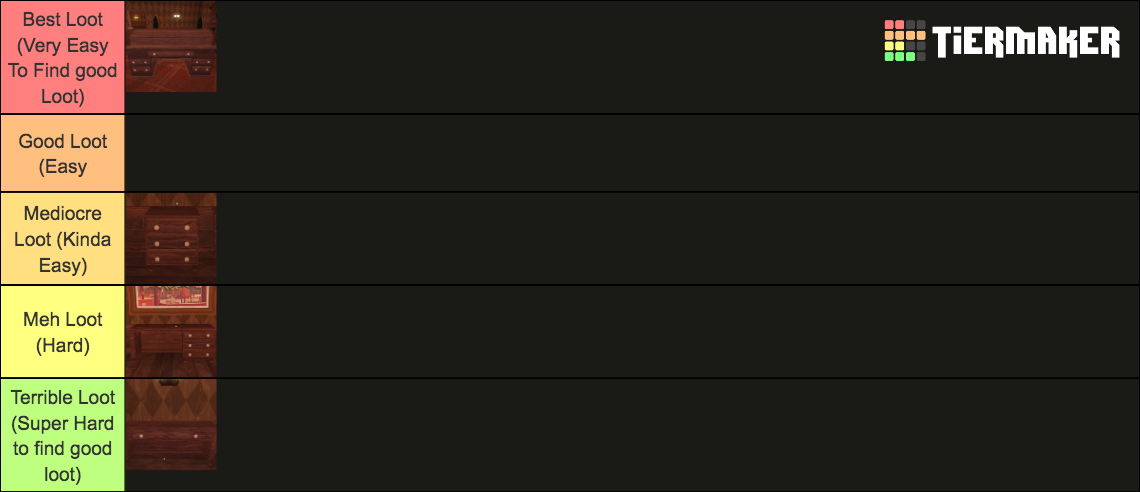 [ROBLOX:DOORS] Drawers Tier List (Community Rankings) - TierMaker