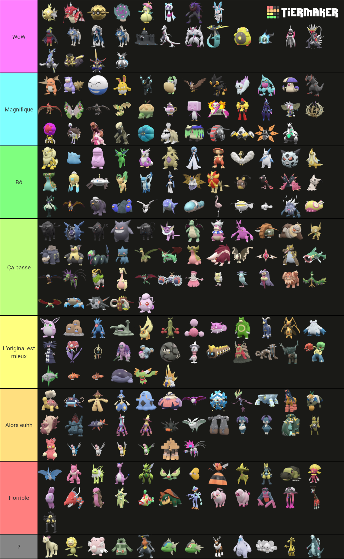 all shiny pokemon in S & V (all 400) Tier List (Community Rankings ...