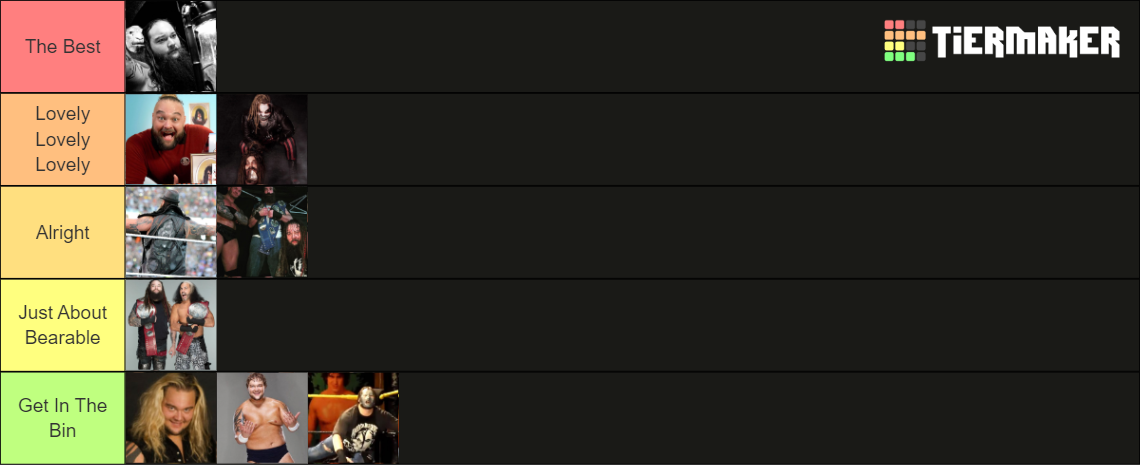 every bray wyatt gimmick Tier List (Community Rankings) - TierMaker
