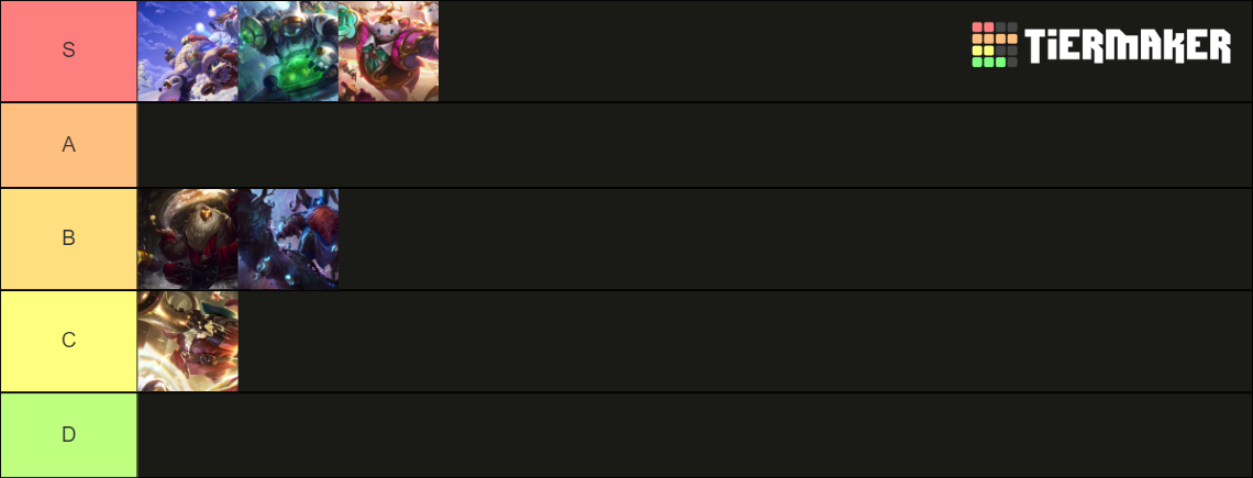 Bard Skins Tier List (Community Rankings) - TierMaker