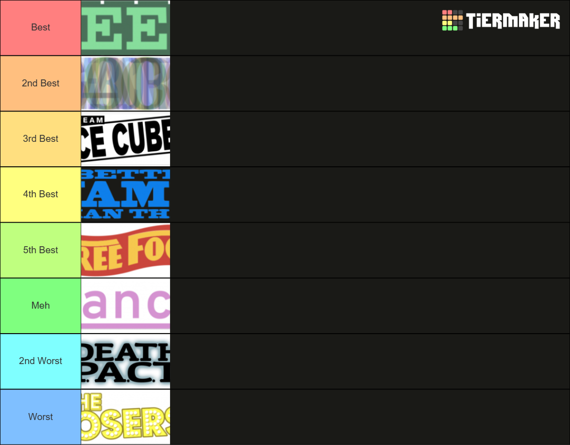 BFB Teams Tier List (Community Rankings) - TierMaker