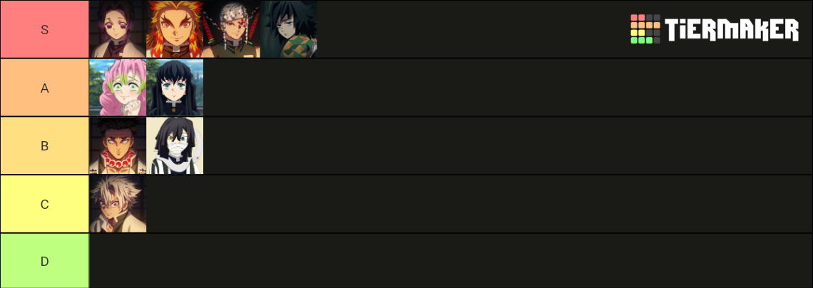 demon slayer pillars Tier List (Community Rankings) - TierMaker