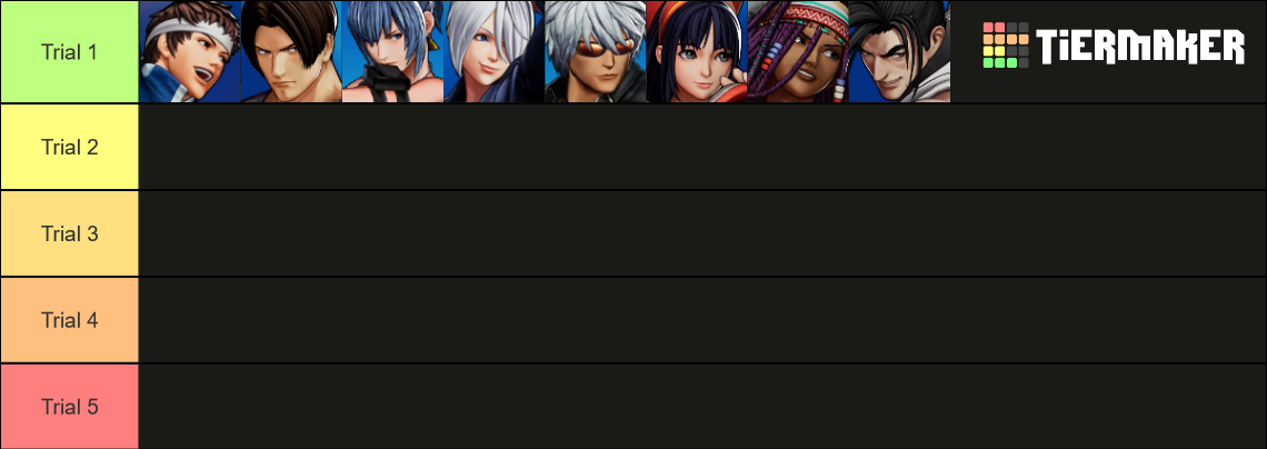 THE KING OF FIGHTERS XV (KOF XV) Tier List (Community Rankings) - TierMaker