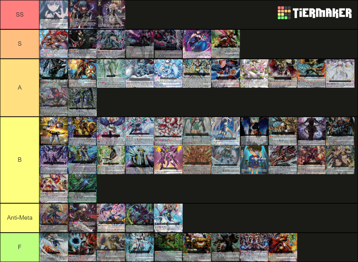 Vanguard V Tier-list Tier List (Community Rankings) - TierMaker