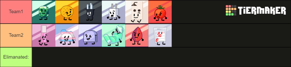 Bfb Tpot Bfdi Reccomended Characters W I P Tier List Community Rankings Tiermaker
