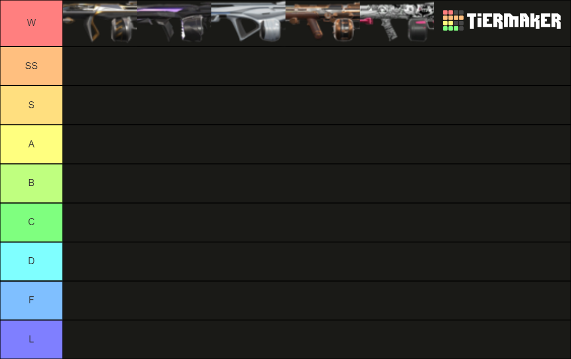 every valorant skin (OCTOBER 2022) Tier List (Community Rankings ...
