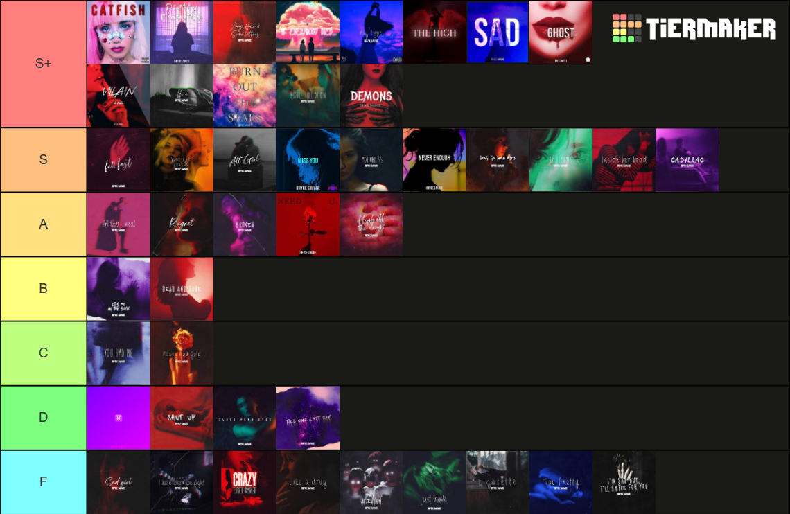 Every Original Bryce Savage Song Tier List (Community Rankings) - TierMaker