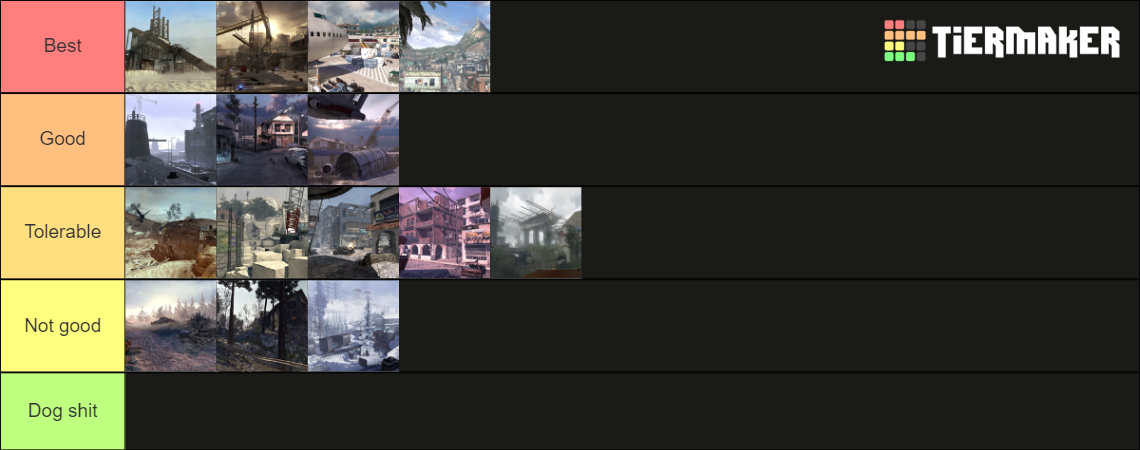 Mw2 Maps Tier List (Community Rankings) - TierMaker