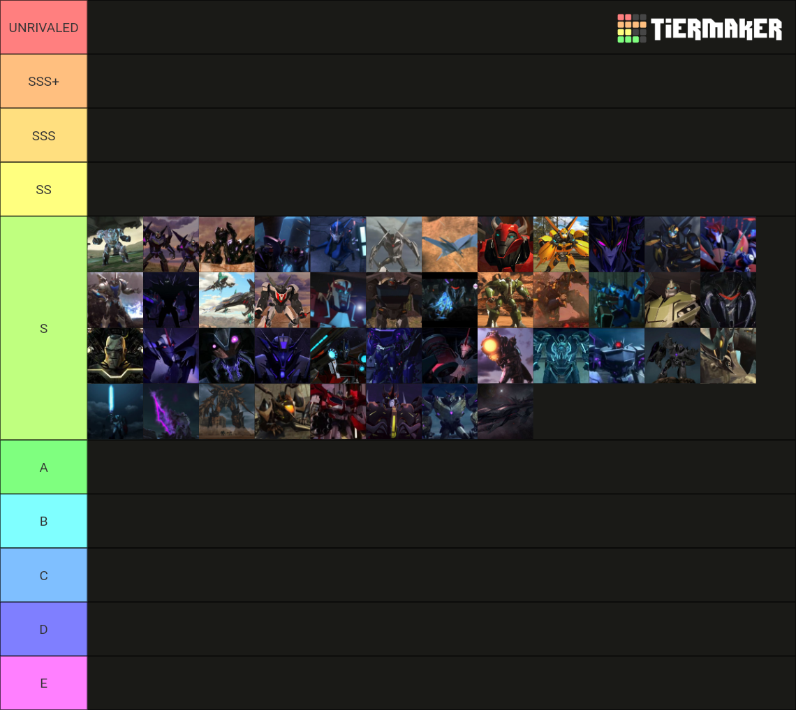 Strongest Transformers Prime characters Tier List (Community Rankings ...