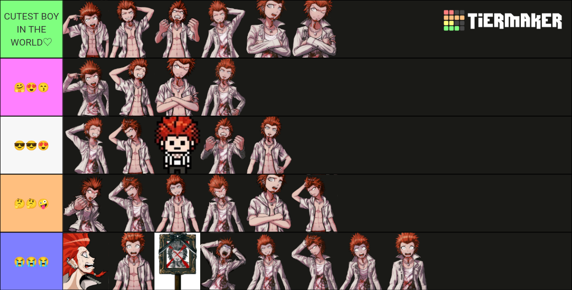 Leon Kuwata Sprites Tier List (Community Rankings) - TierMaker