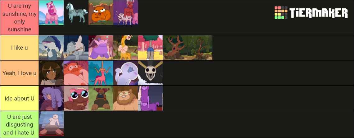 Centaurworld Characters Tier List (Community Rankings) - TierMaker