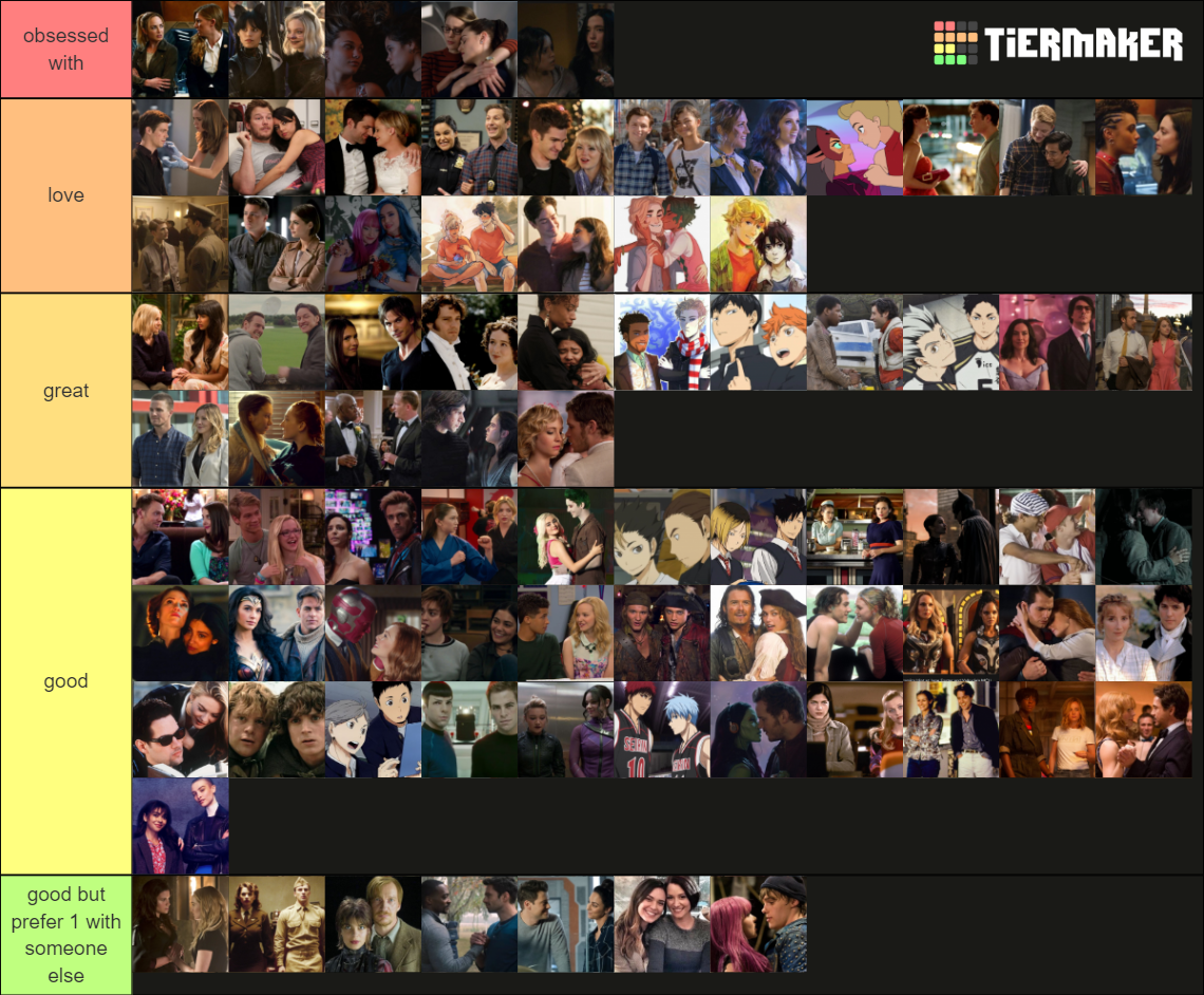 My favourite ships Tier List (Community Rankings) - TierMaker