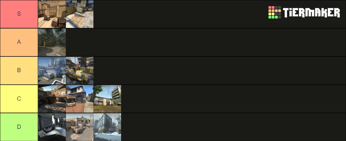 csgo comp maps Tier List (Community Rankings) - TierMaker