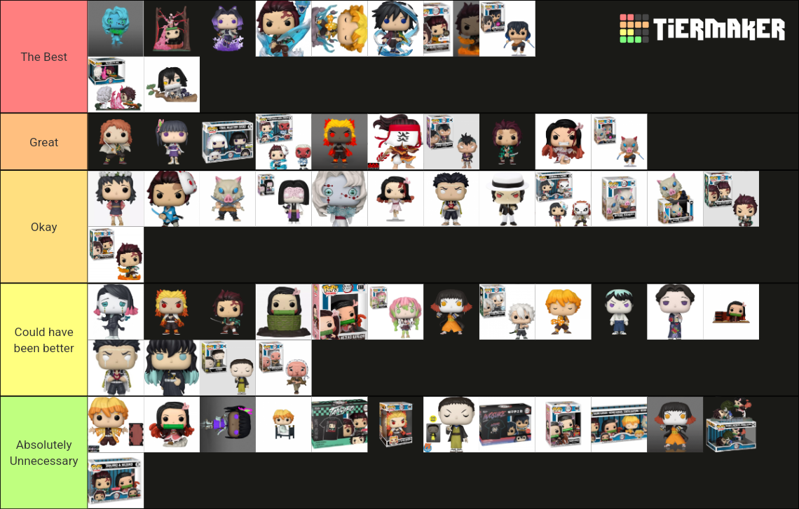 Demon Slayer Funko Pop Collection Tier List (Community Rankings ...