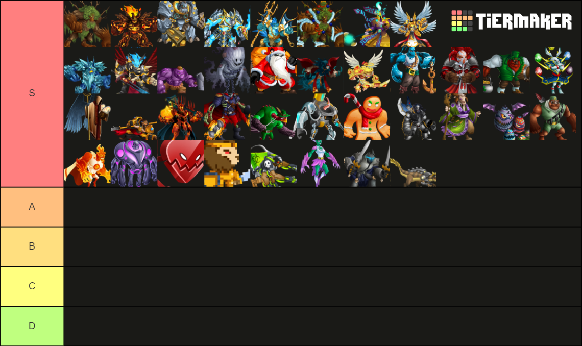 Monster Legends Legendary Top Monsters Maker Tier List (Community ...
