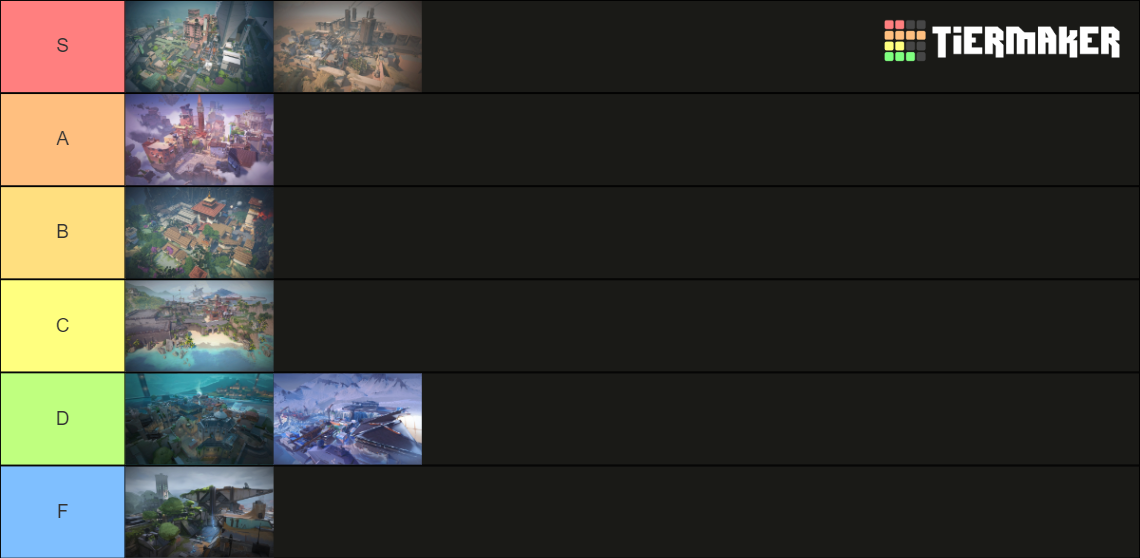 Valorant Maps (INCLUDES PEARL) Tier List (Community Rankings) - TierMaker