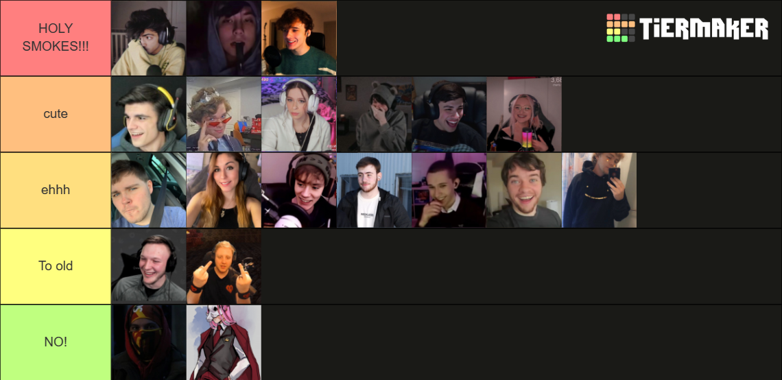 Hottest dsmp member Tier List (Community Rankings) - TierMaker