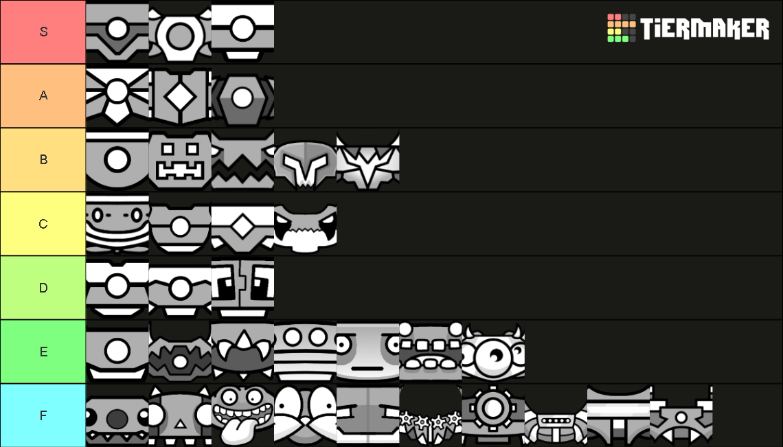 Geometry Dash UFOs Tier List (Community Rankings) - TierMaker