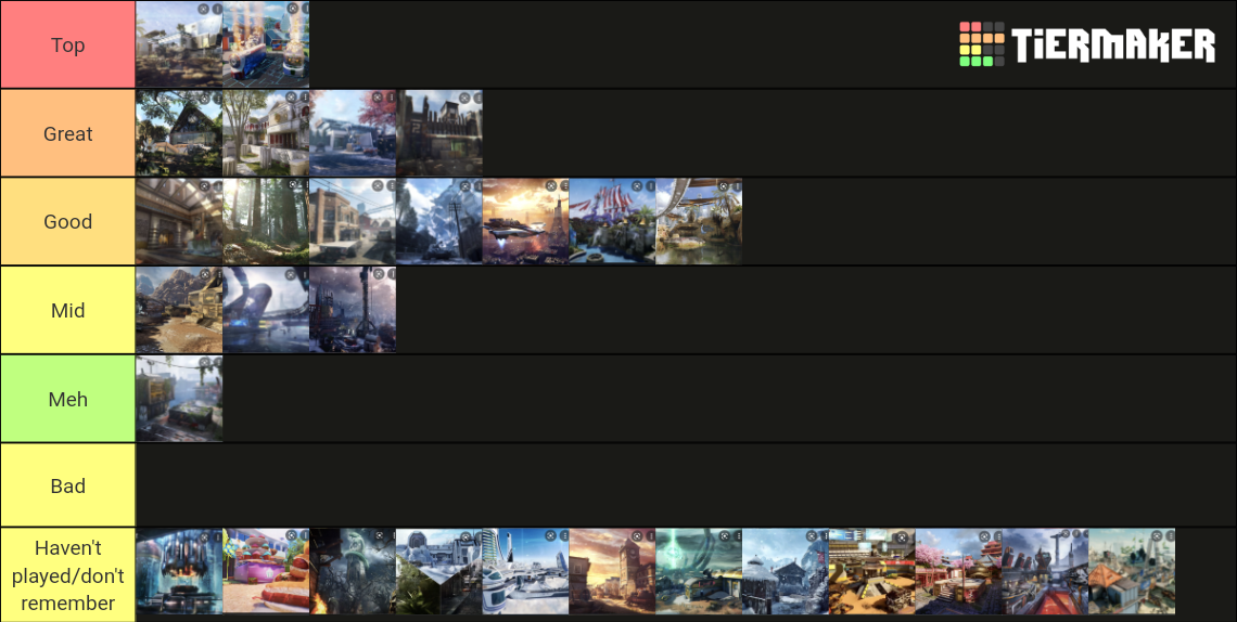 Black Ops 3 Maps Tier List (Community Rankings) - TierMaker