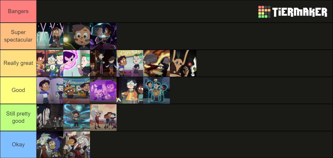 TOH S1 Episodes Ranked Tier List (Community Rankings) - TierMaker