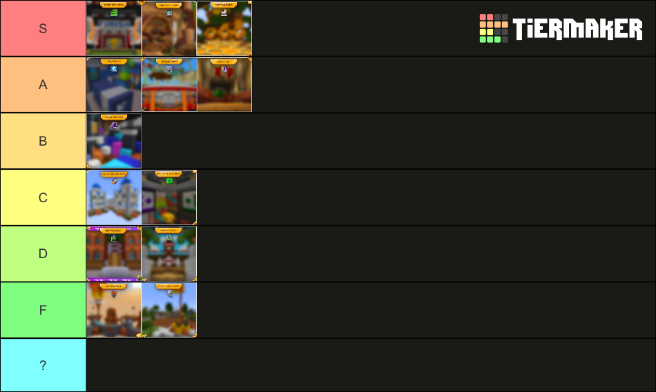 mcc games (20-22) Tier List (Community Rankings) - TierMaker