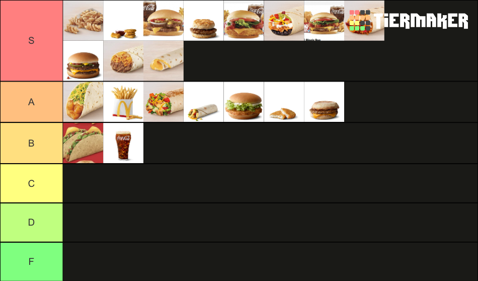 Value Menu Tier List (Community Rankings) - TierMaker