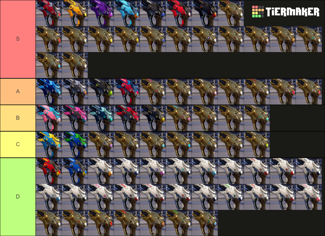 Overwatch 2 Mercy OWL Gun + Golden Tier List (Community Rankings ...