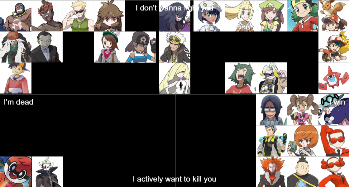 Almost Every Pokemon Character, including NPCs (up to SV) Tier List ...