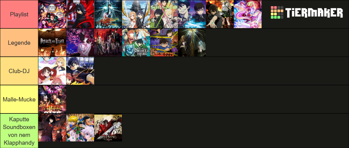 OP Rankings Tier List (Community Rankings) - TierMaker