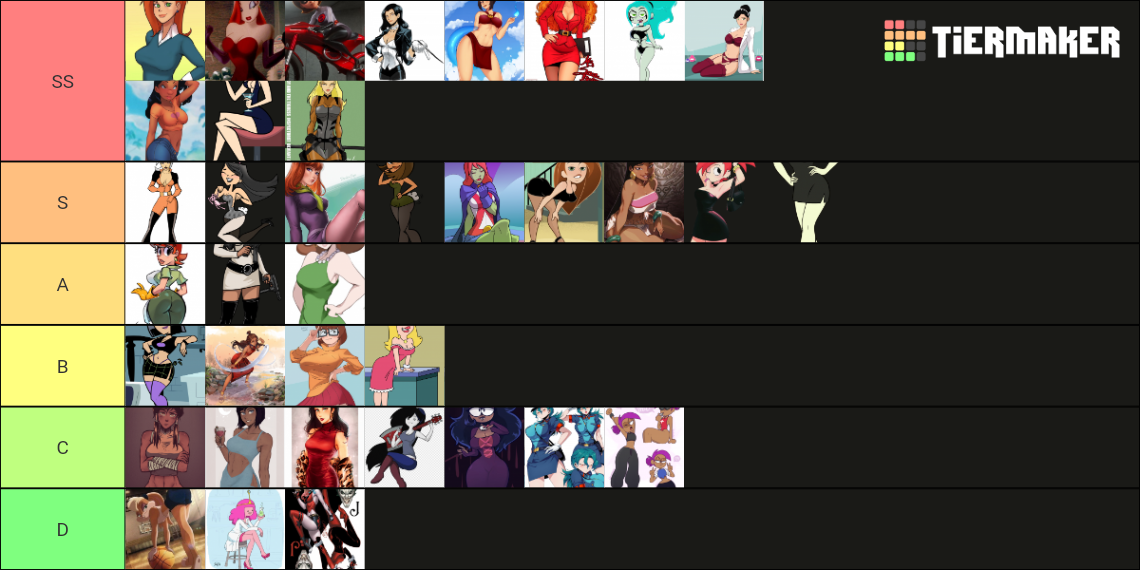 Cartoon Waifu Tier List (Community Rankings) - TierMaker Cartoon Waifu Tier List (Community Rankings) - TierMaker
