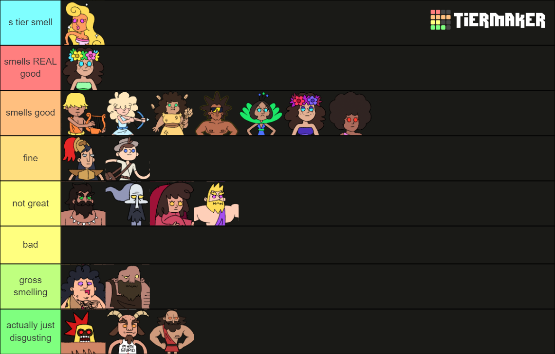 Greek Godds (Jake Doubleyoo) Tier List (Community Rankings) - TierMaker