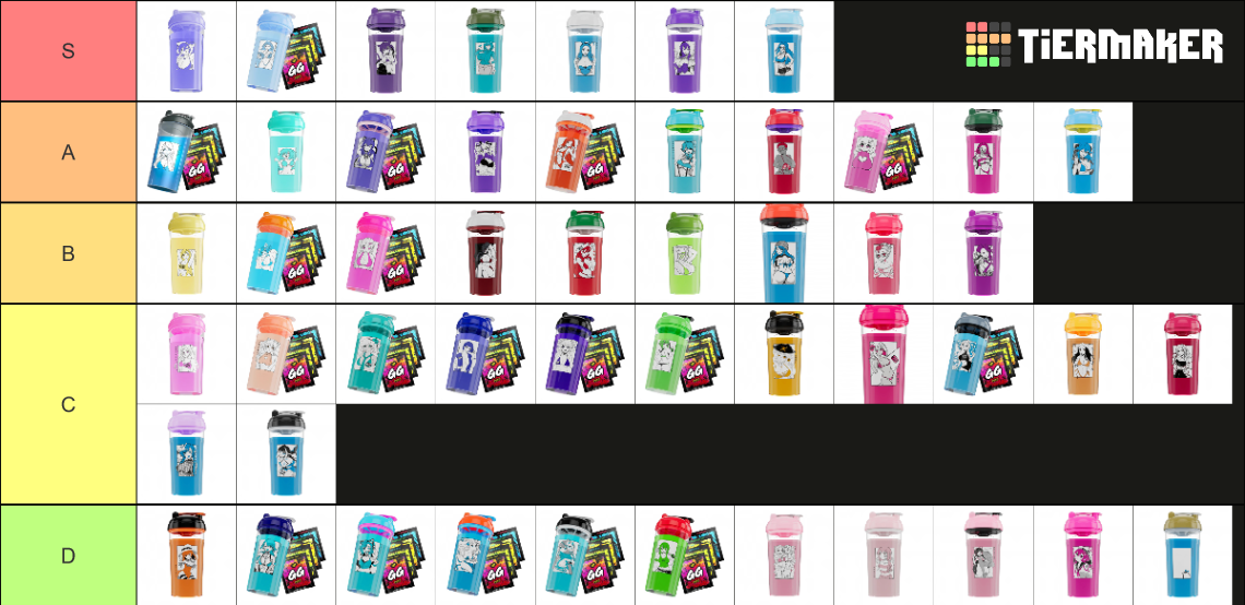 Gamersupps Waifu Cup Tier List (Community Rankings) - TierMaker
