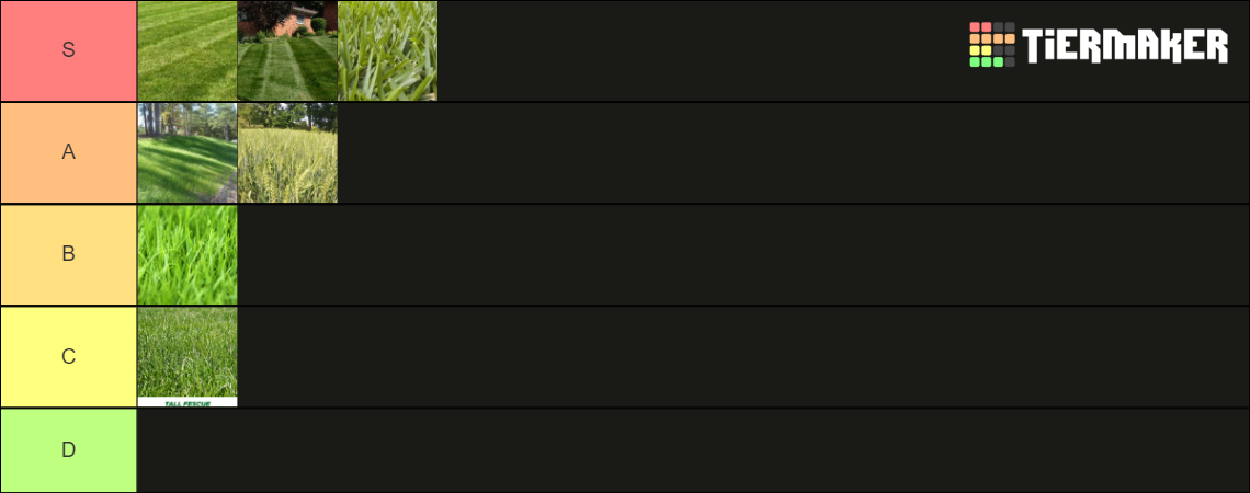 Grass Tier List (Community Rankings) - TierMaker