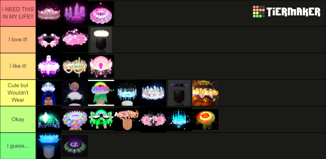 Royale High Halos (Made in July 2022) Tier List (Community Rankings ...