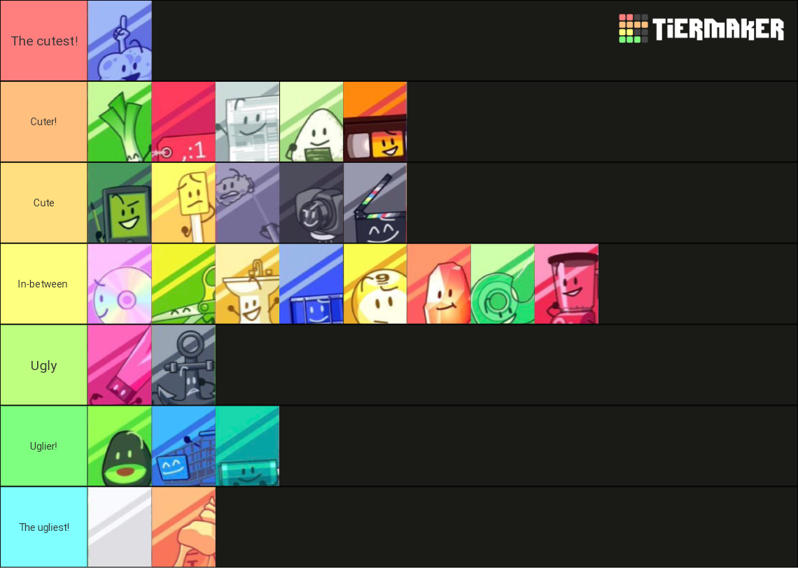 New BFB Debuters Voting Icons! Tier List (Community Rankings) - TierMaker